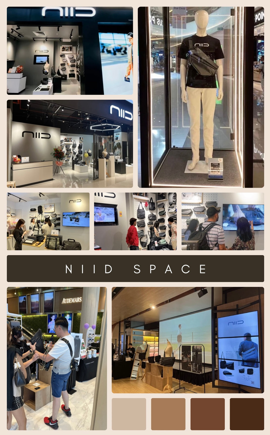 NIID|Sling Backpack|Mens bag|Sling chest bag|Kickstarter funded bags ...