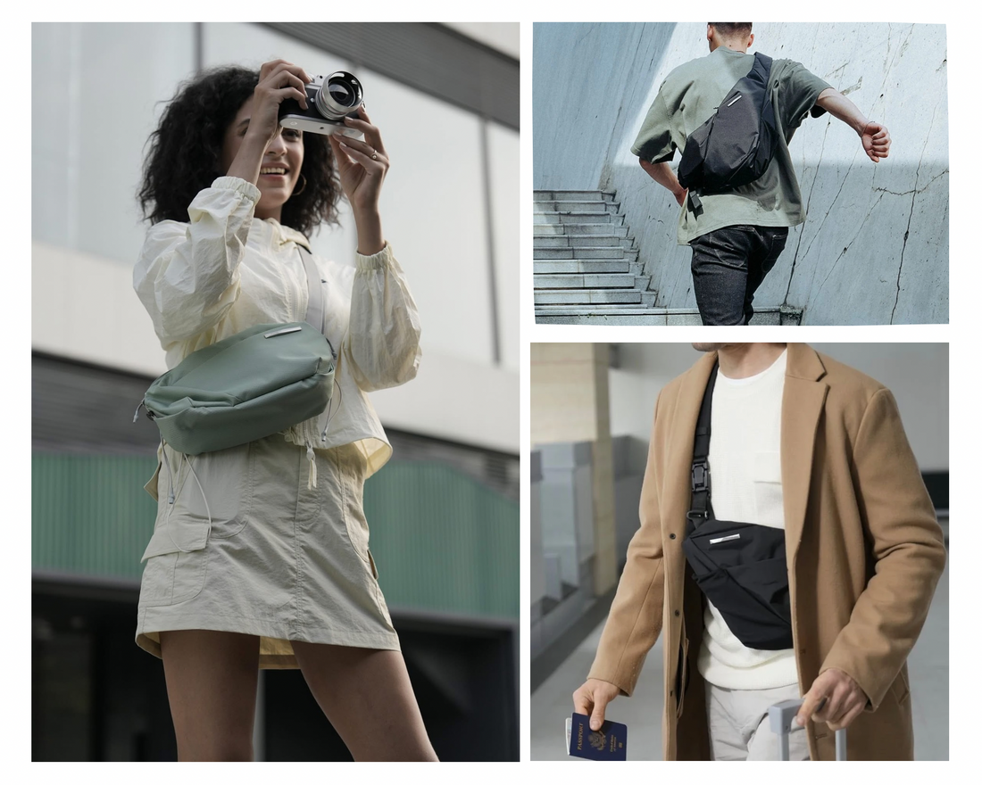 NIID|Sling Backpack|Mens bag|Sling chest bag|Kickstarter funded bags ...